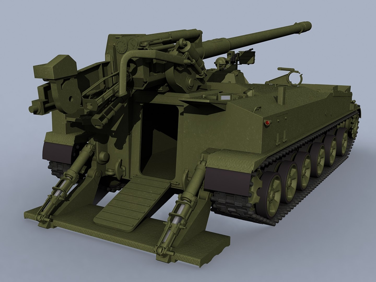 3d Model 2s5 Giatsint-s Artillery