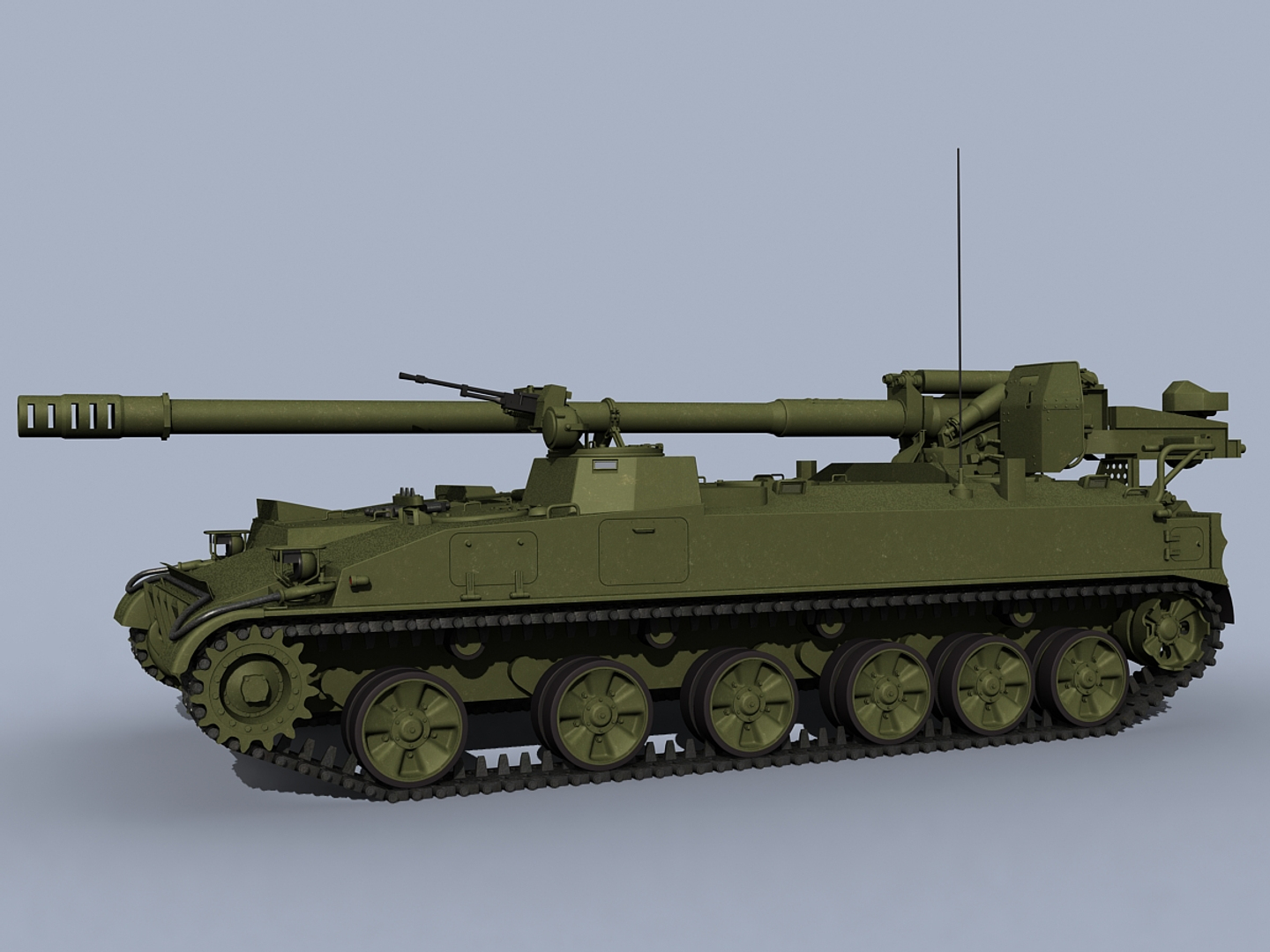 3d model 2s5 giatsint-s artillery