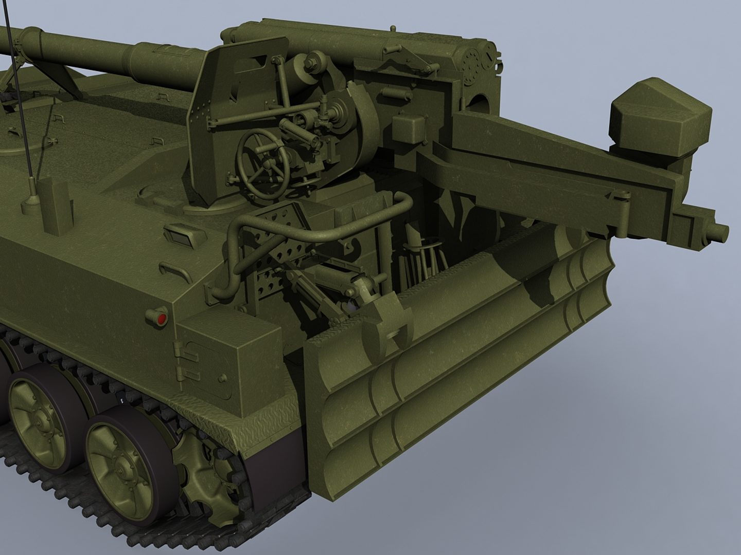 3d model 2s5 giatsint-s artillery