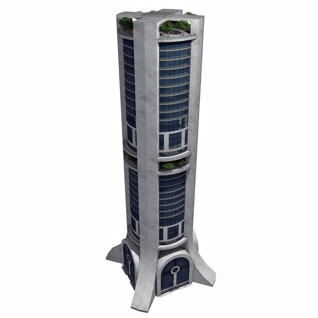 - Sci-fi Tower Interior Exterior Model - TurboSquid 1310707