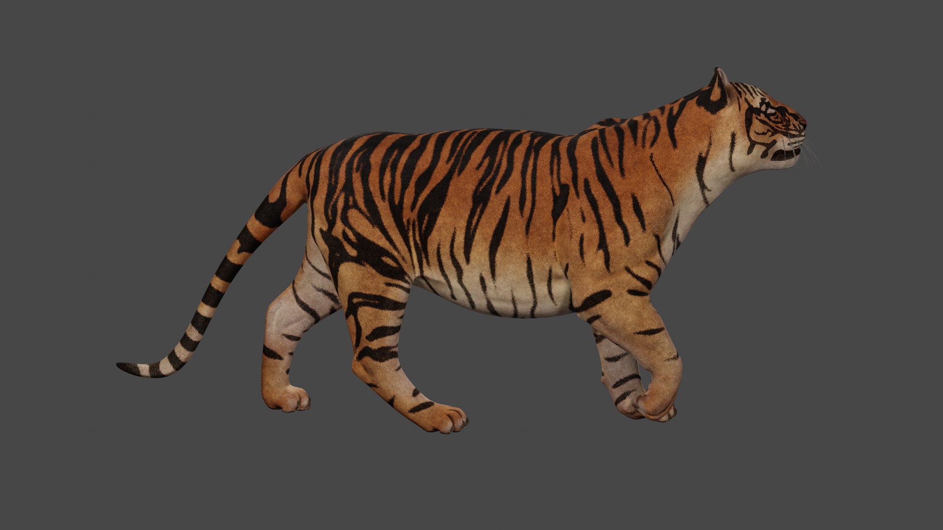 Realistic Tiger Royal Bengal Tiger Low-poly 3D Model 3D - TurboSquid ...