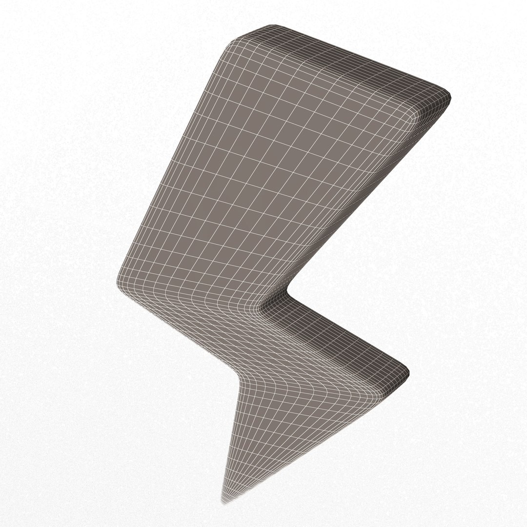 Thunder Symbol 3D Model - TurboSquid 1850757