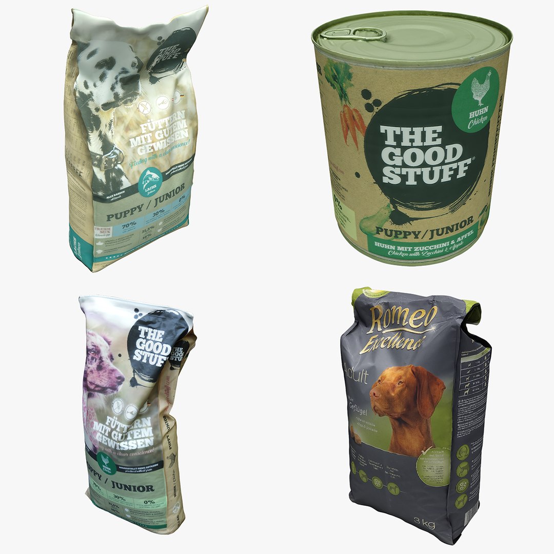Packaging Collection 08 Dog Food 3D Model - TurboSquid 1893041