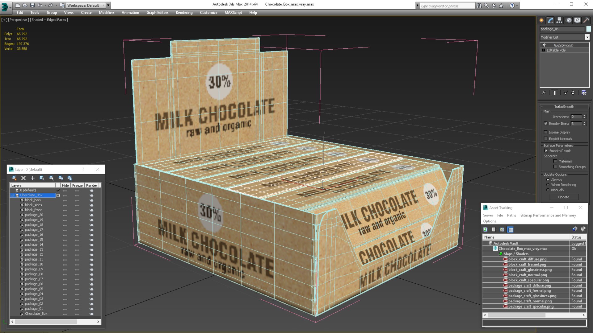 3D Model Chocolate Box - TurboSquid 1768494