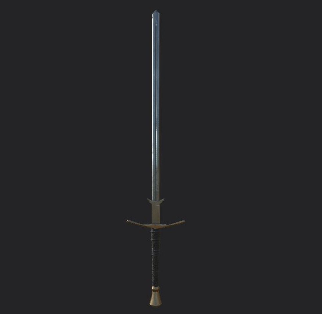 Medieval Longsword 3D Model - TurboSquid 1301107