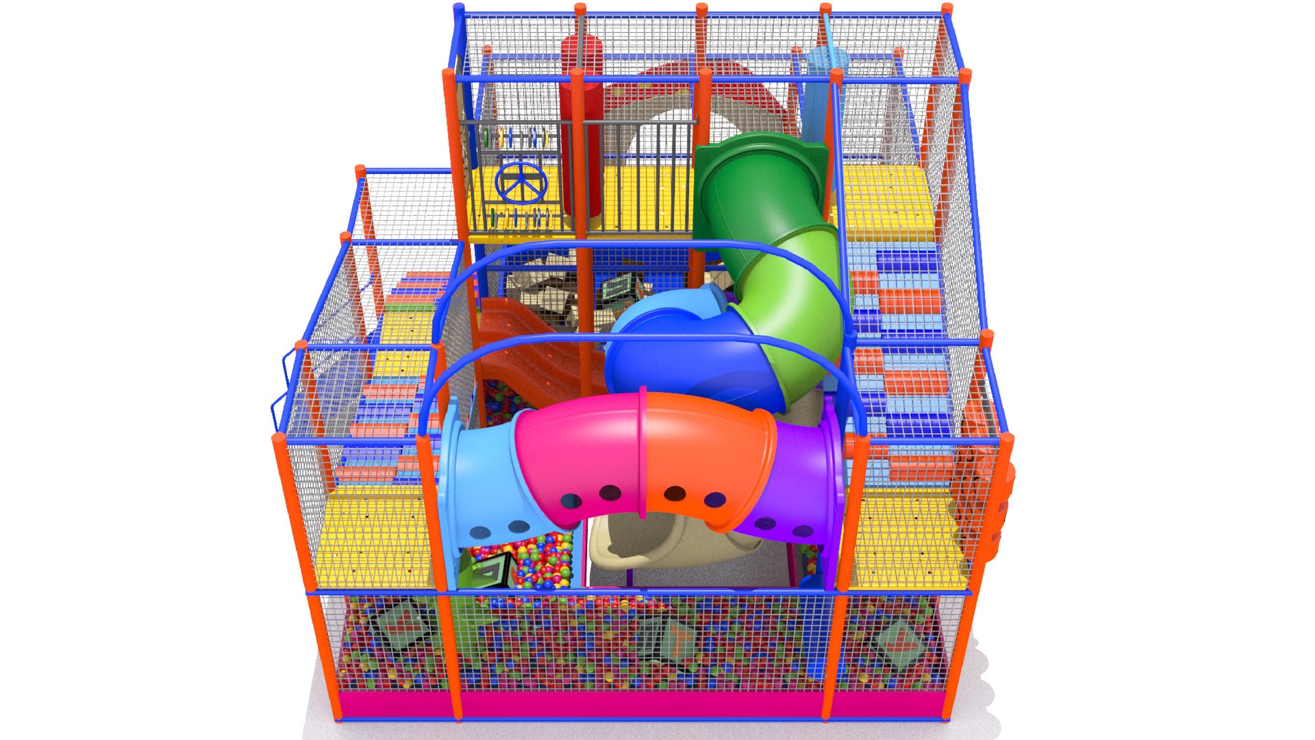 Indoor Playground Model - TurboSquid 1761371