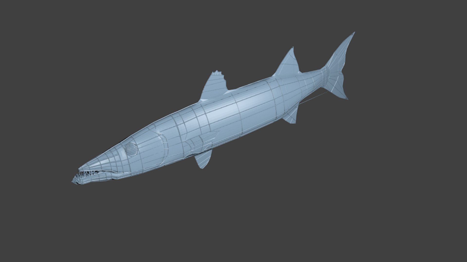 3D barracuda fish - TurboSquid 1388672