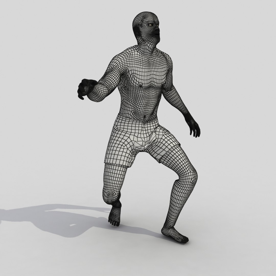 3ds Max Man Male Human