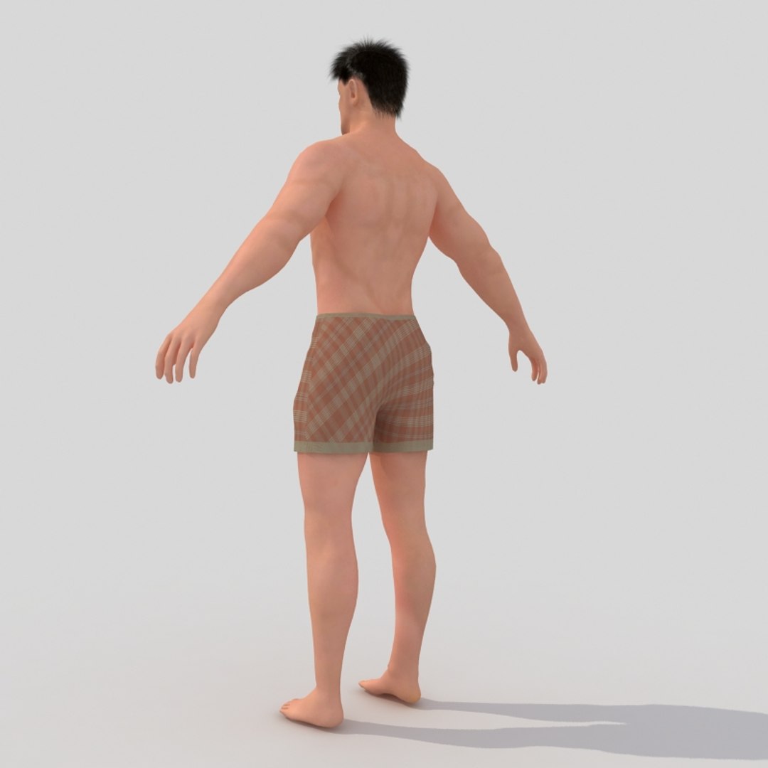 3ds Max Man Male Human