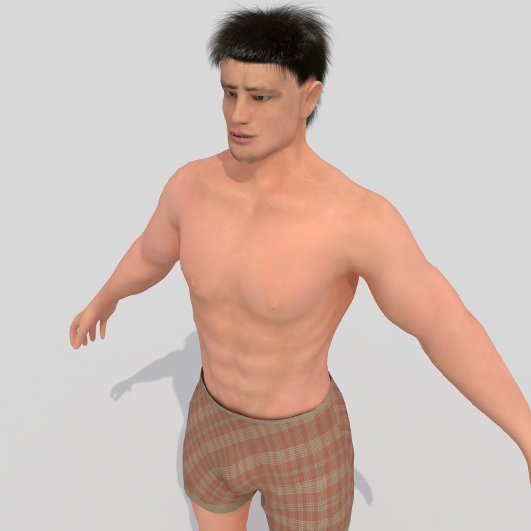 3ds Max Man Male Human