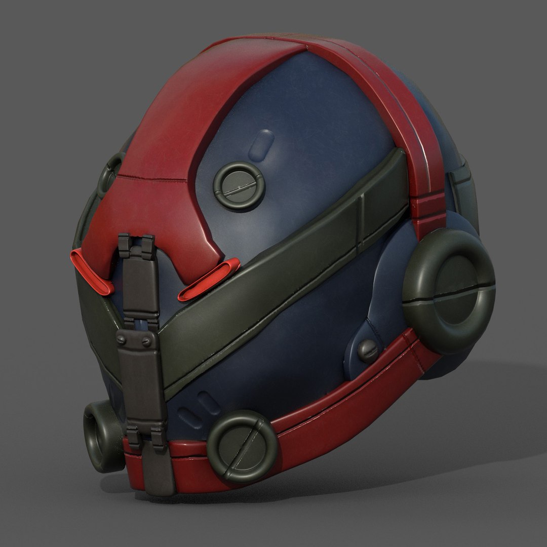 3D Helmet Model - TurboSquid 1584616