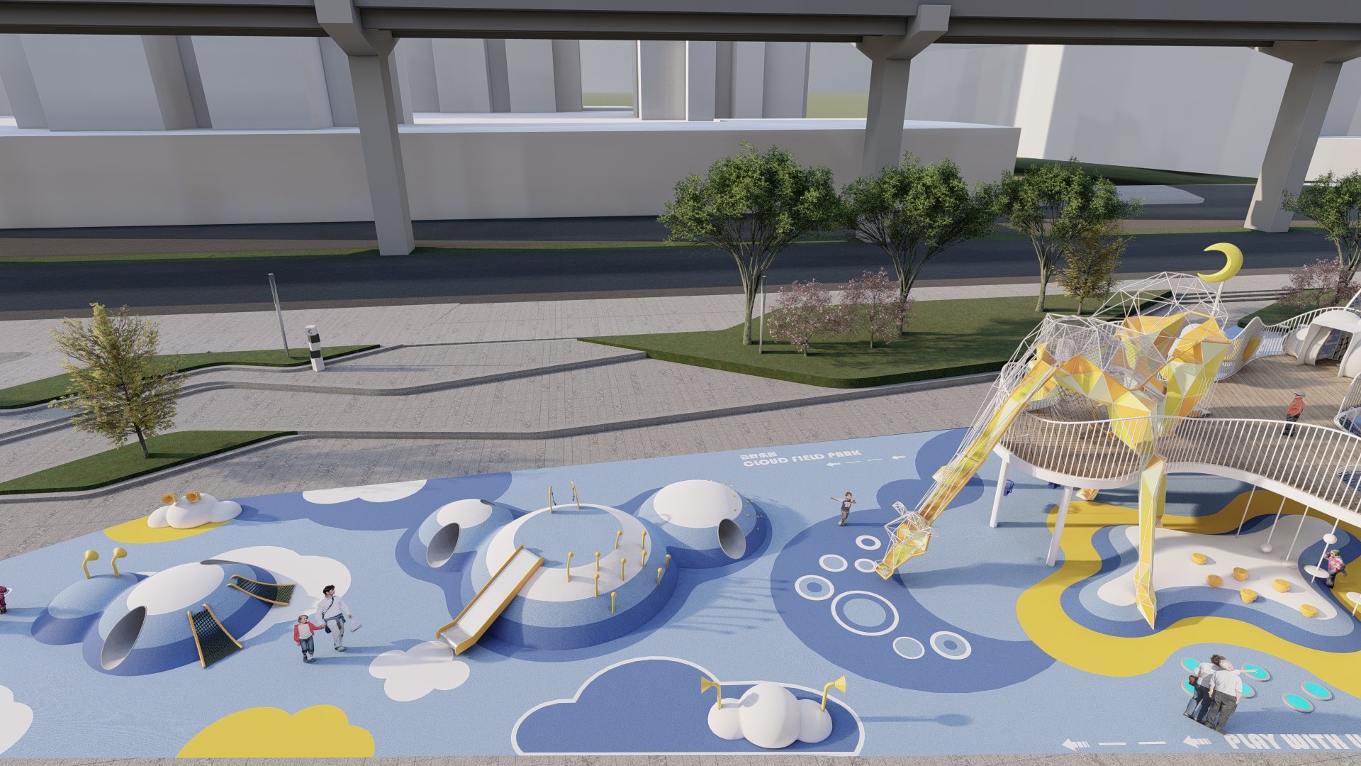 Outdoors People Art Child Fun Ground Kid Ladder Landscape Outdoor Play ...
