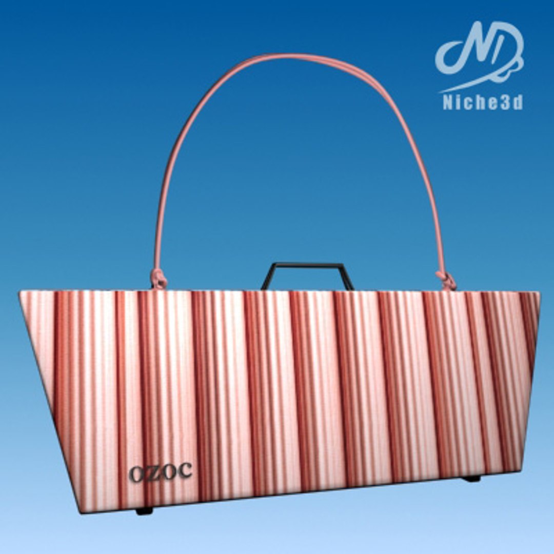 3d fashion designer bag