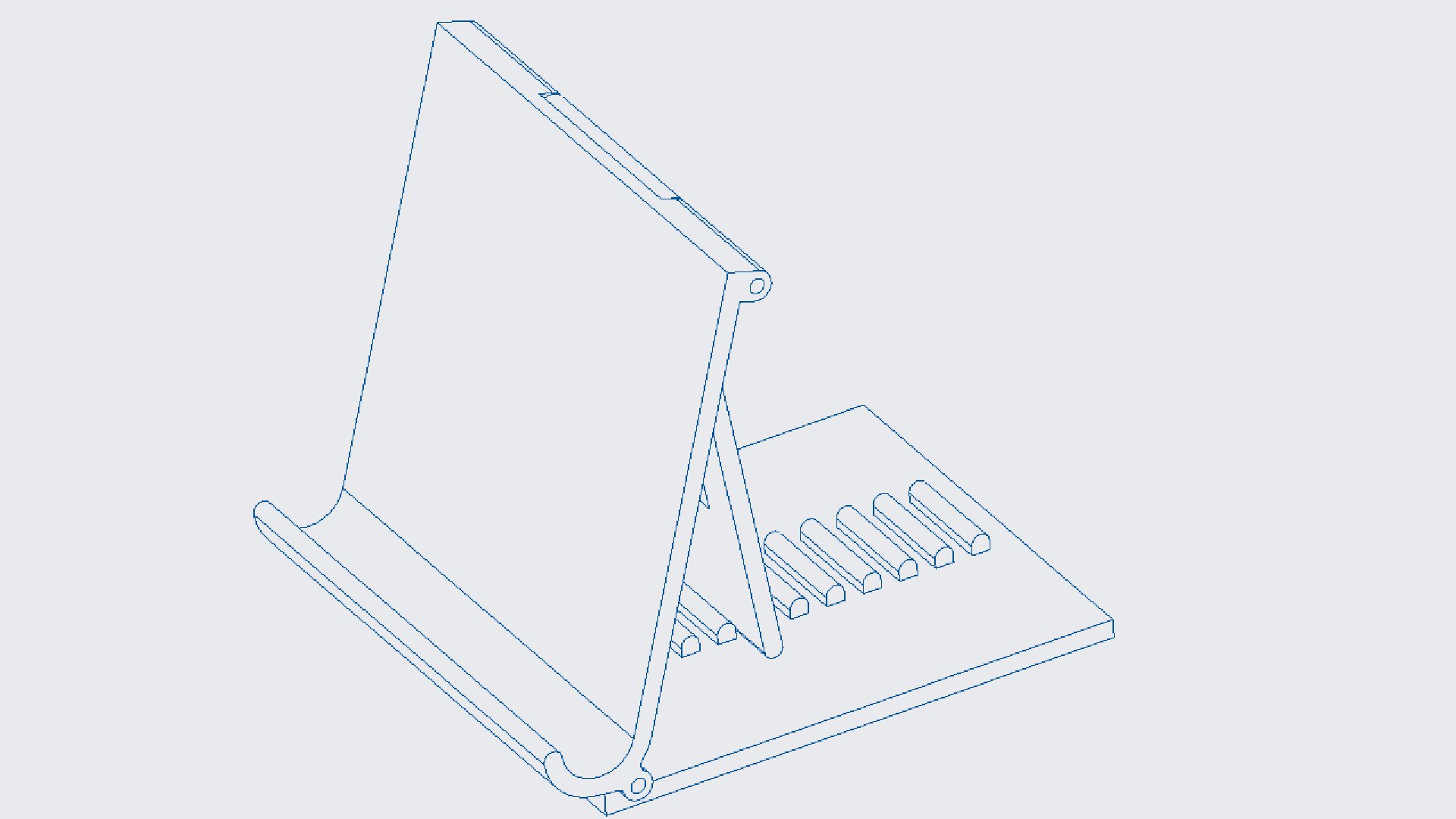 Folding Plate Stand 3D - TurboSquid 2194387