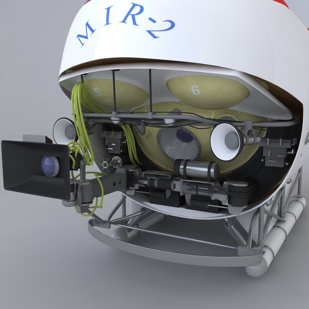 Submarine Mir-2 3d Model