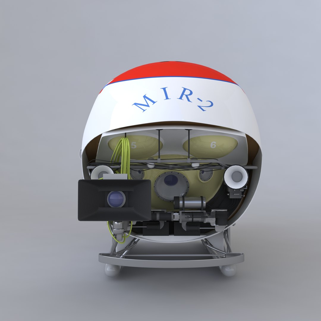 Submarine Mir-2 3d Model