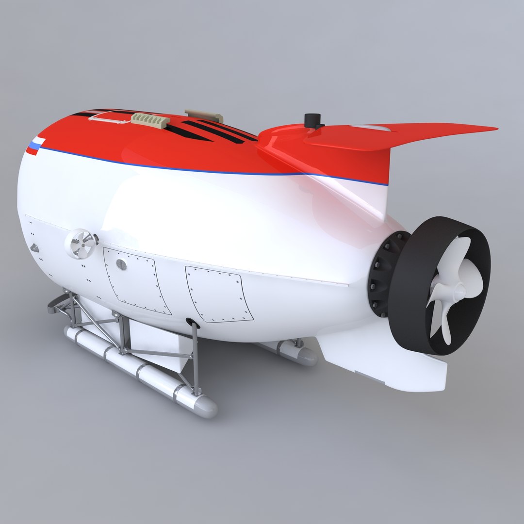 Submarine Mir-2 3d Model