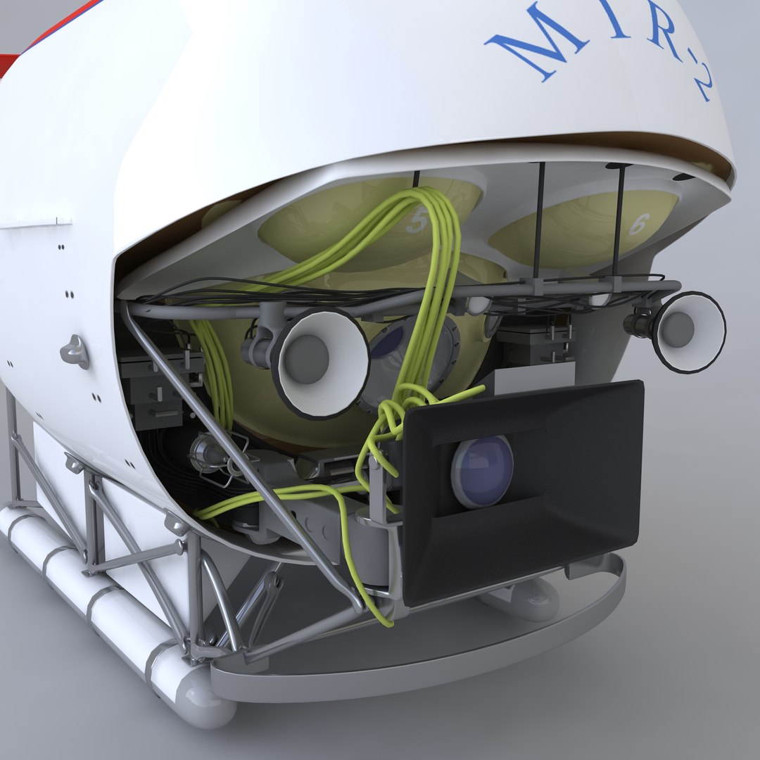 Submarine Mir-2 3d Model