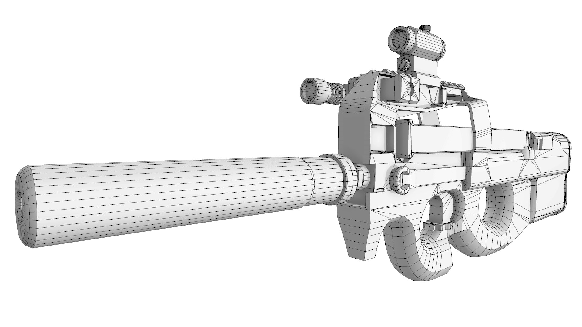 Fn weapon 3D model - TurboSquid 1518502