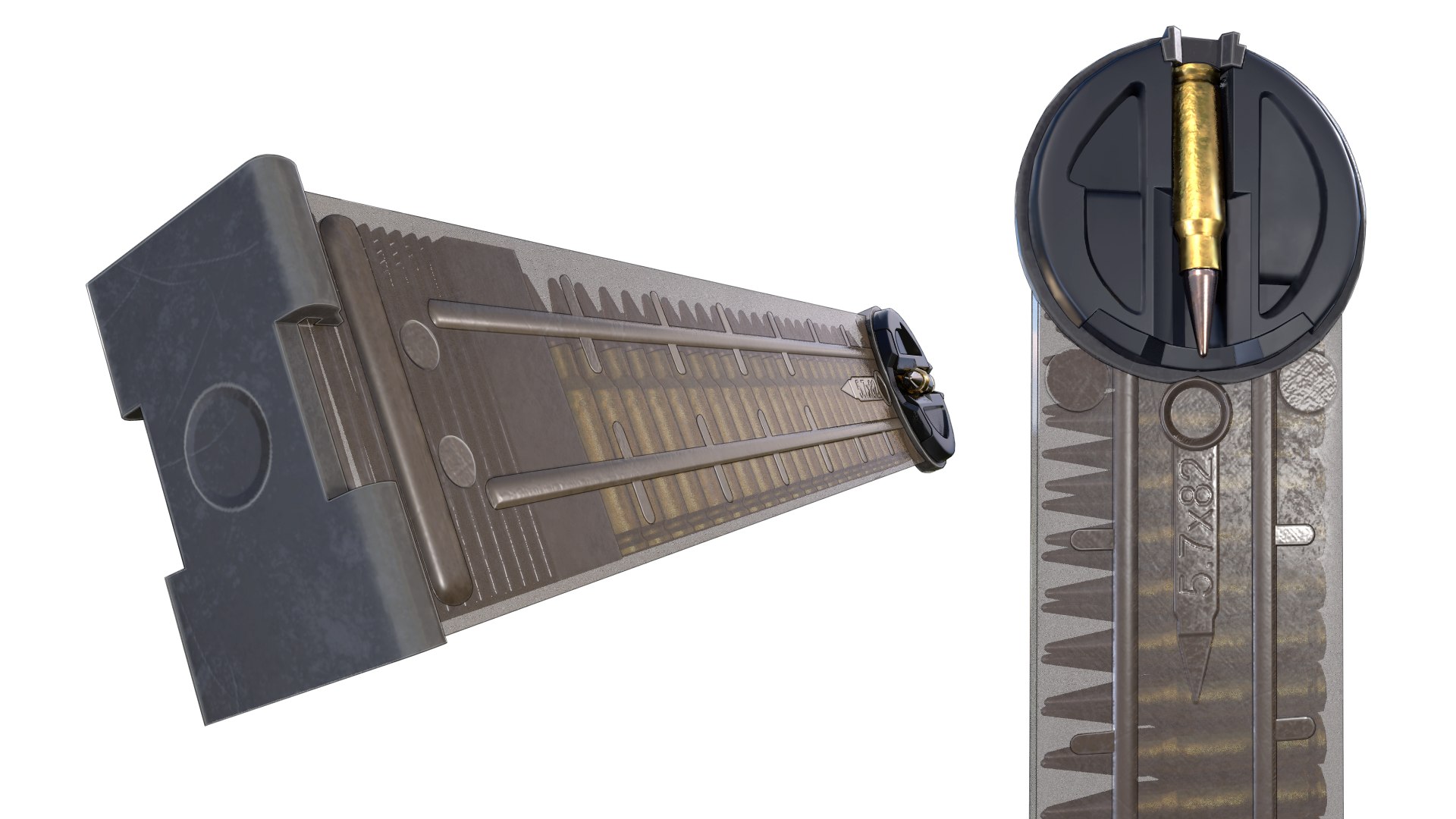 Fn weapon 3D model - TurboSquid 1518502