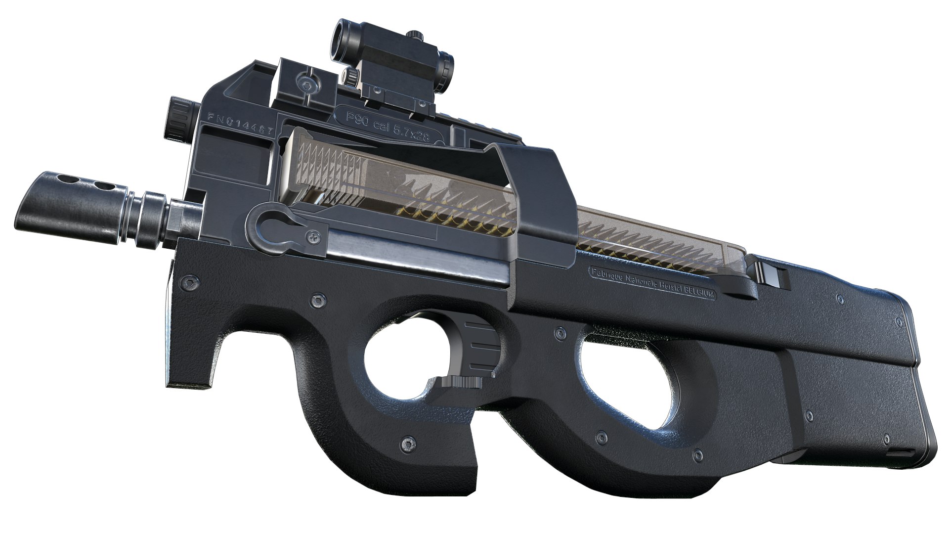 Fn weapon 3D model - TurboSquid 1518502