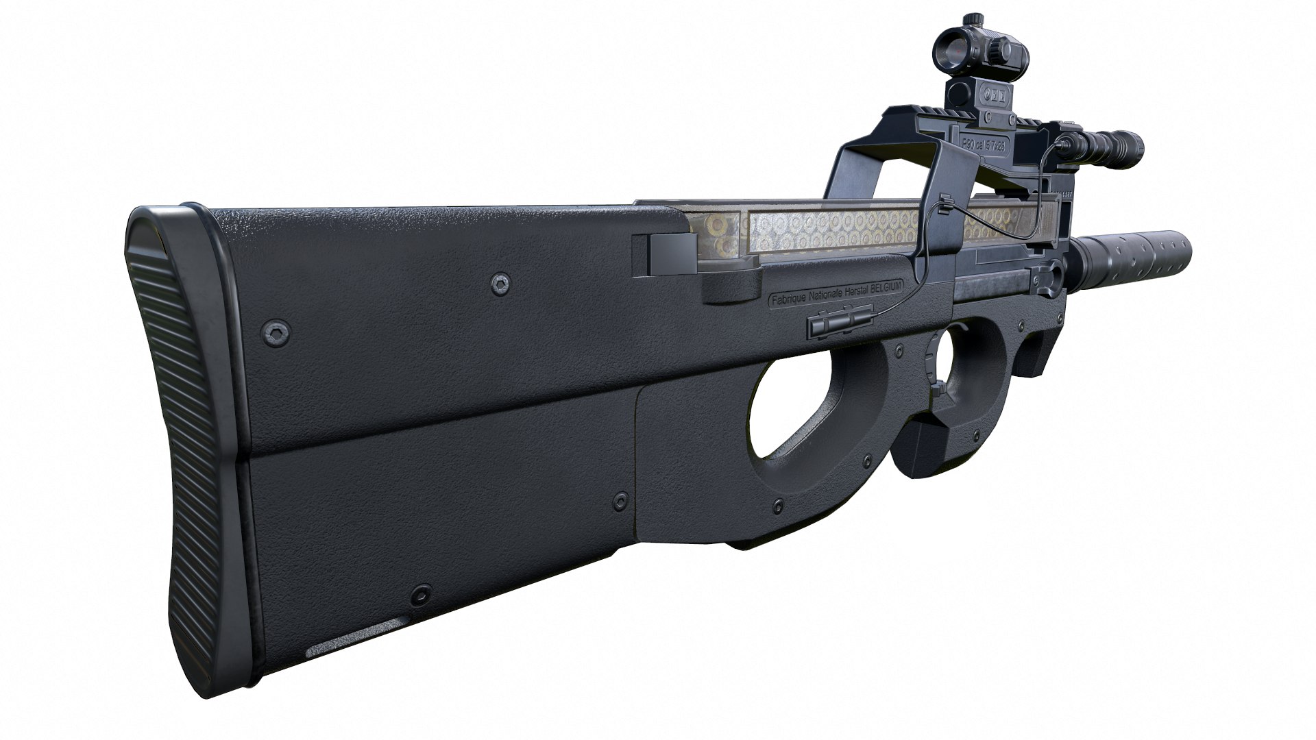 Fn weapon 3D model - TurboSquid 1518502