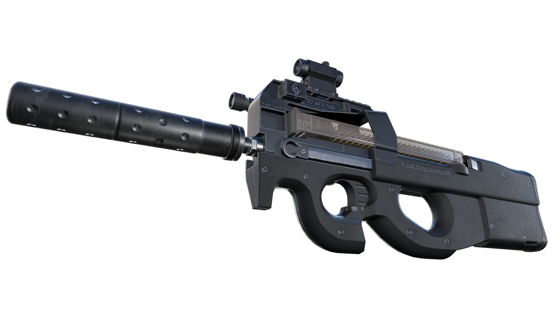 Fn weapon 3D model - TurboSquid 1518502