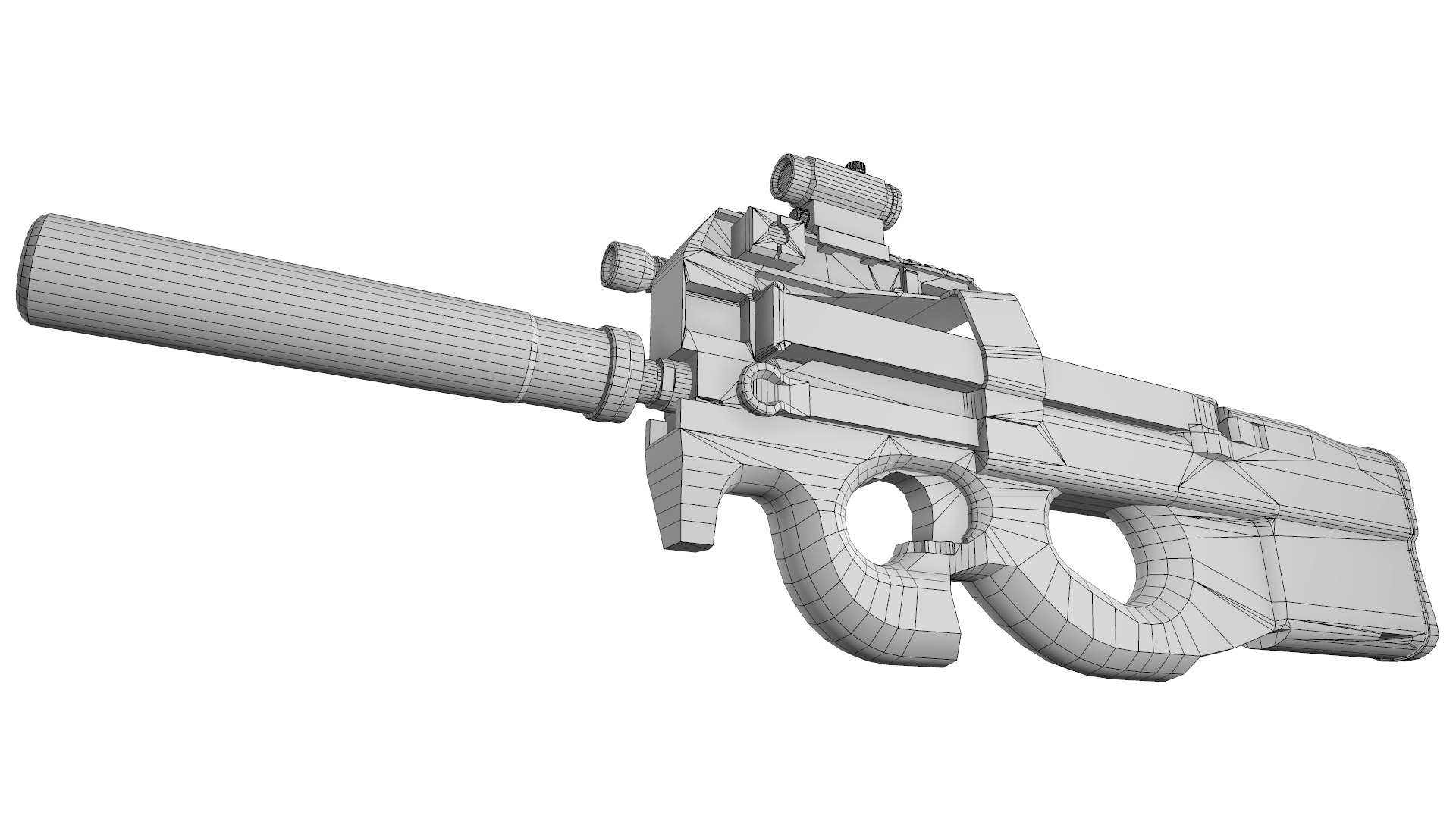 Fn weapon 3D model - TurboSquid 1518502