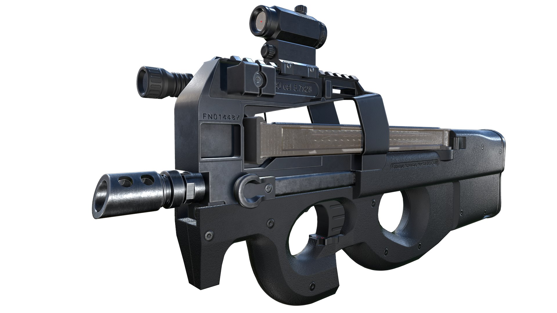 Fn weapon 3D model - TurboSquid 1518502