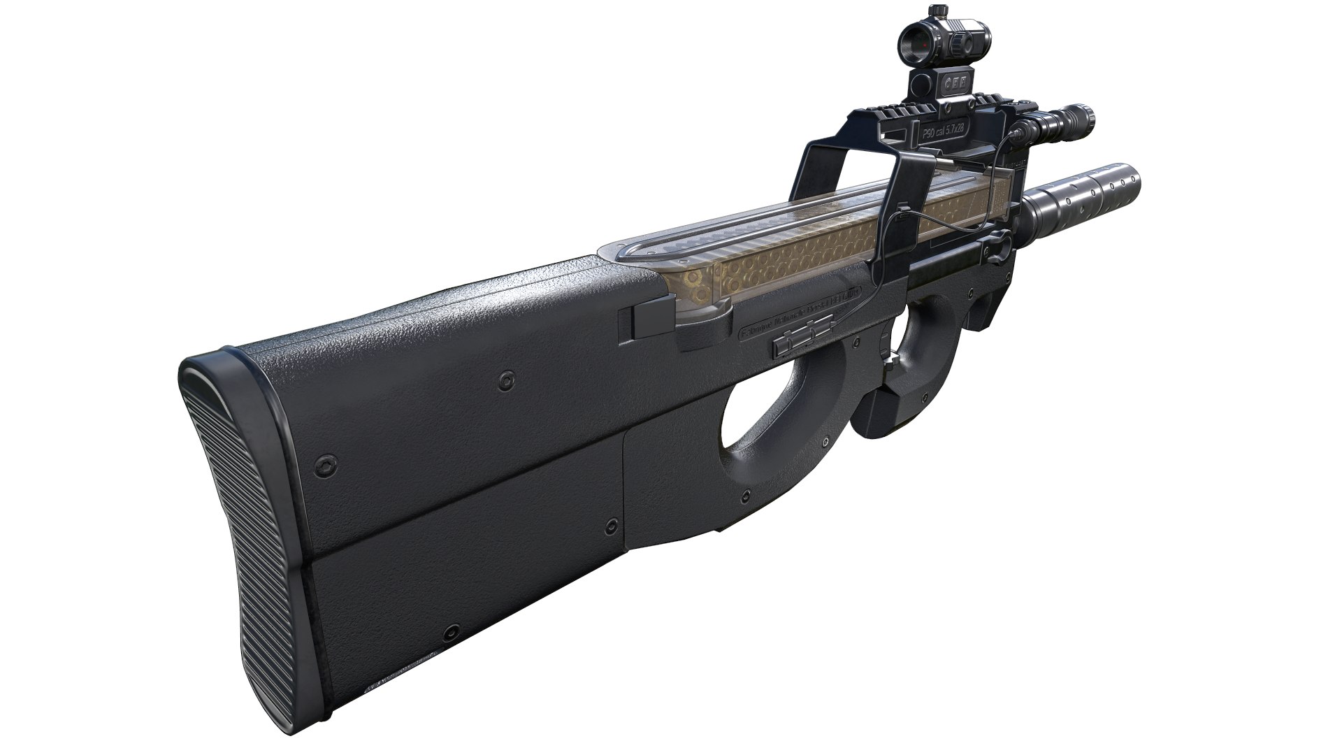 Fn weapon 3D model - TurboSquid 1518502