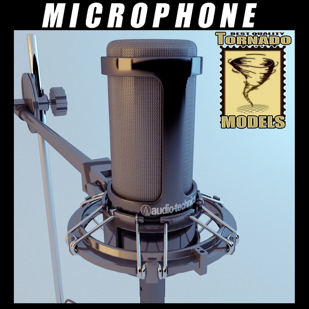 3ds max microphone studio