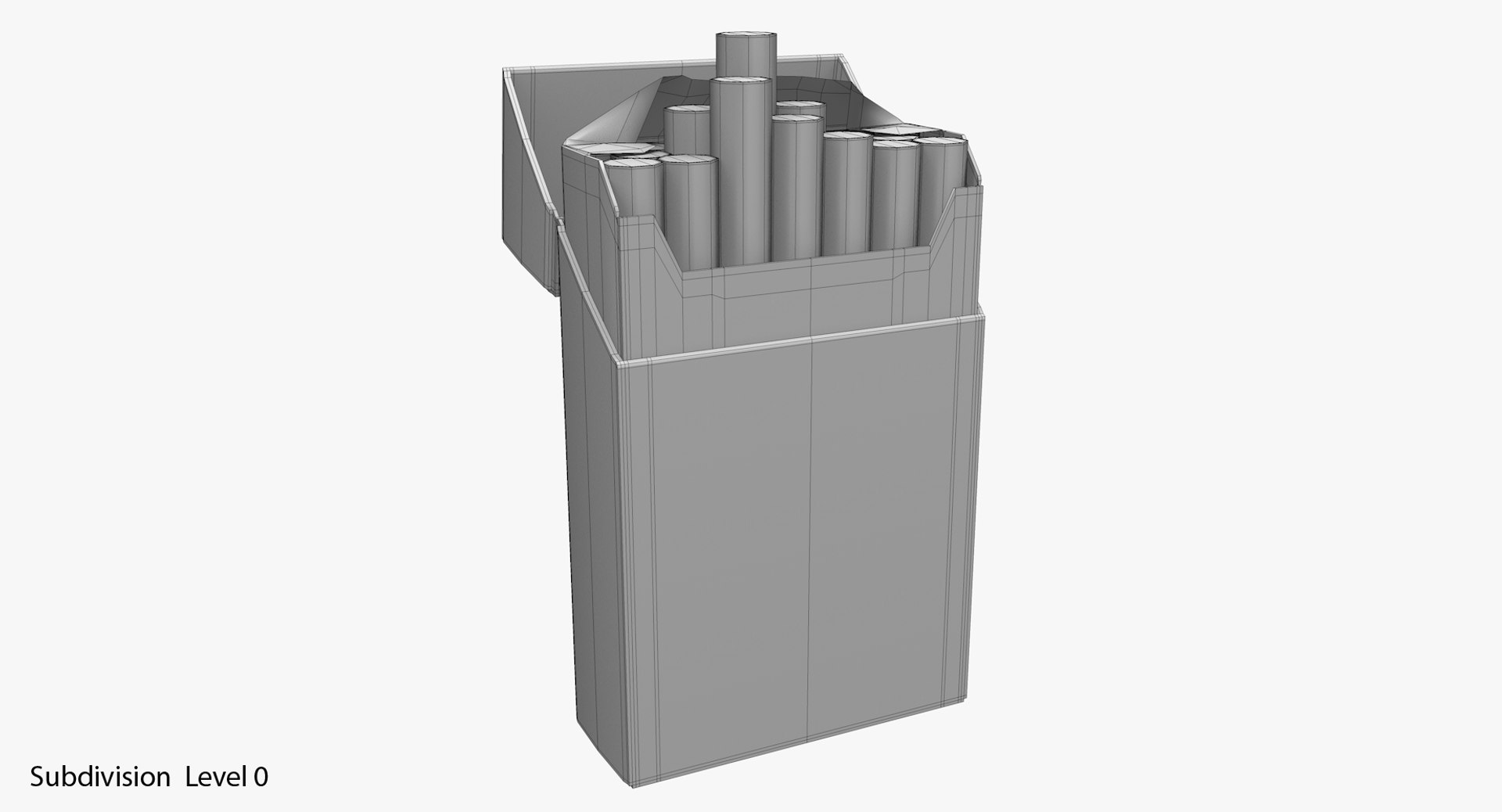 3D Model Cigarette Pack - TurboSquid 1220700