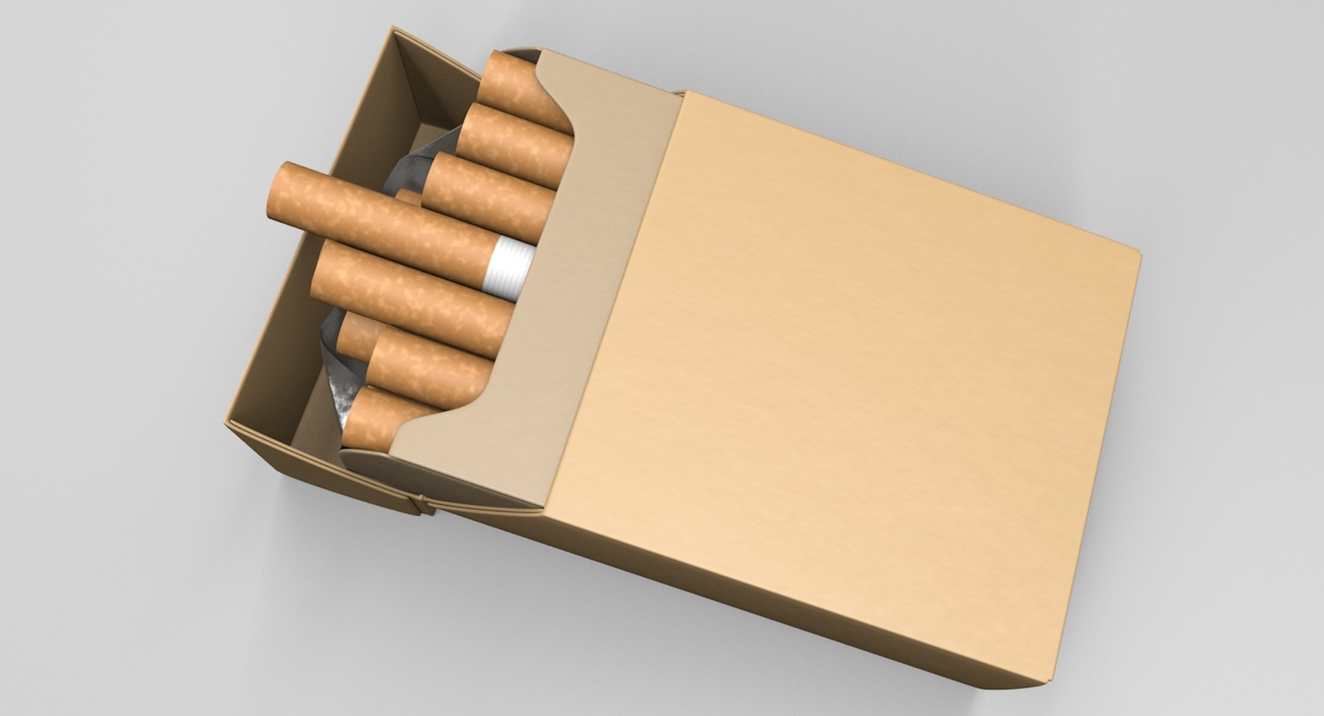 3D Model Cigarette Pack - TurboSquid 1220700