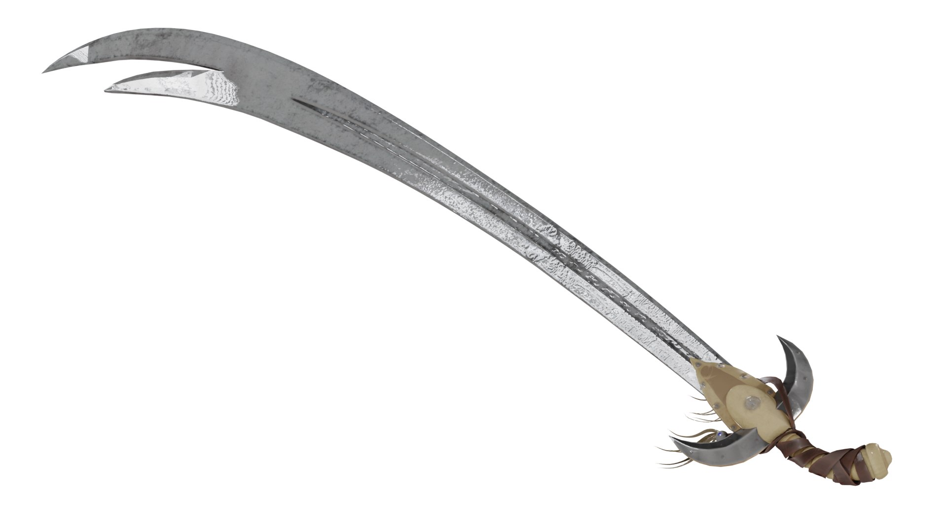 3D Duel Wielding Scimitar Swords Model - TurboSquid 1933783