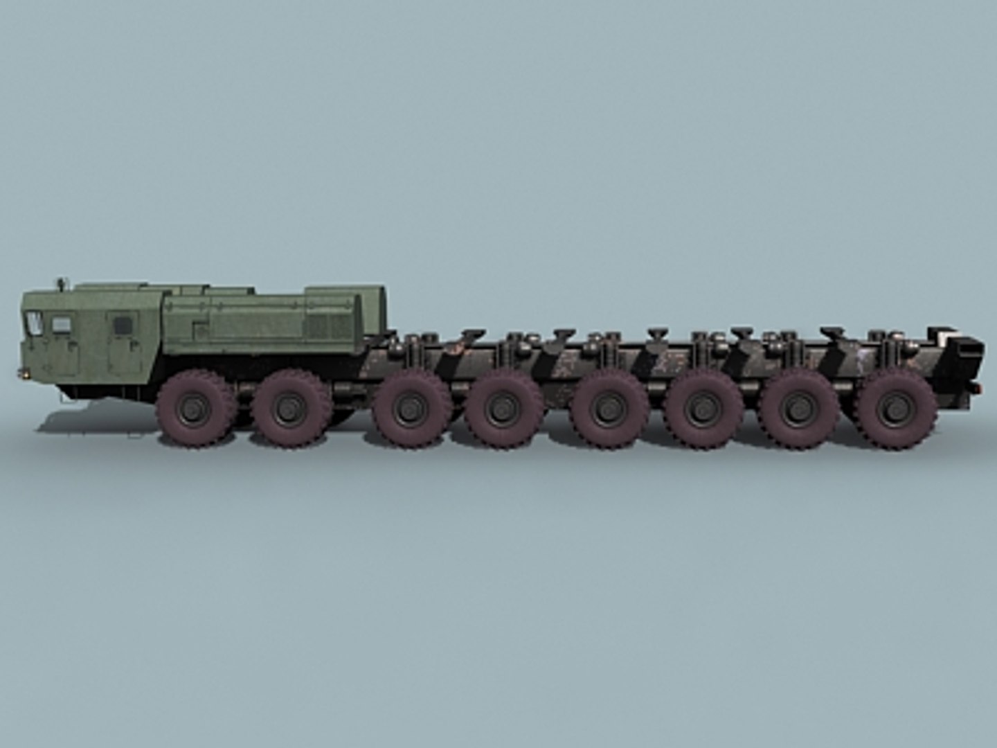 Mzkt-79221 Chassis 3d Model