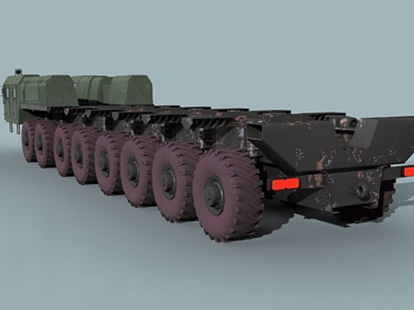 Mzkt-79221 Chassis 3d Model