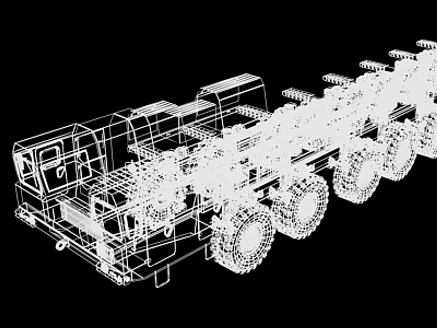Mzkt-79221 Chassis 3d Model