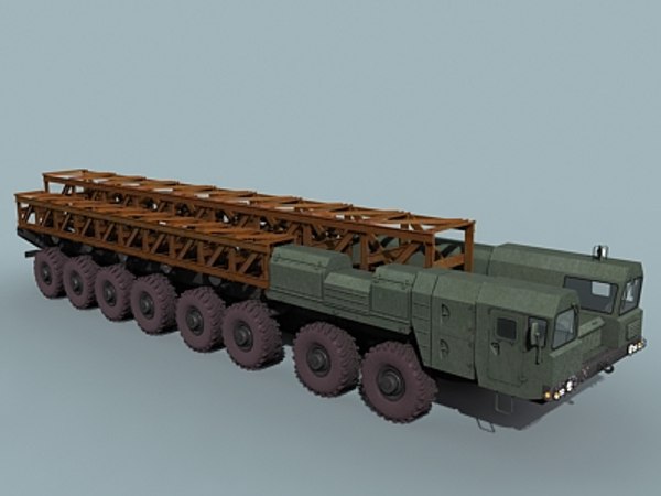 mzkt-79221 chassis 3d model