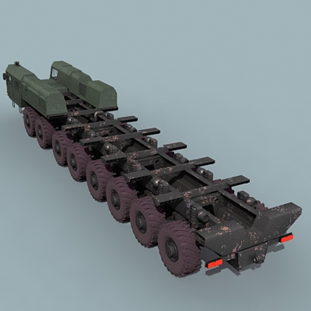 Mzkt-79221 Chassis 3d Model