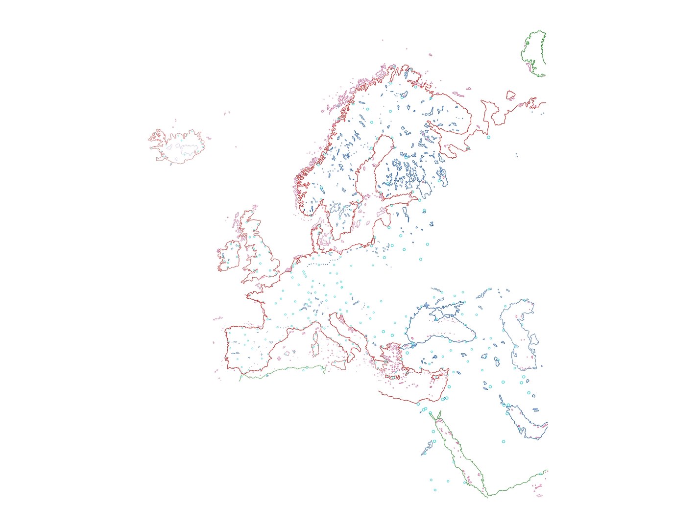 Europe Continent World 3d Max