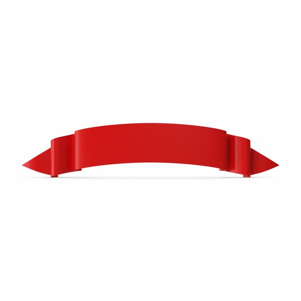 modelo 3d Bandera de lazo rojo - TurboSquid 2035521