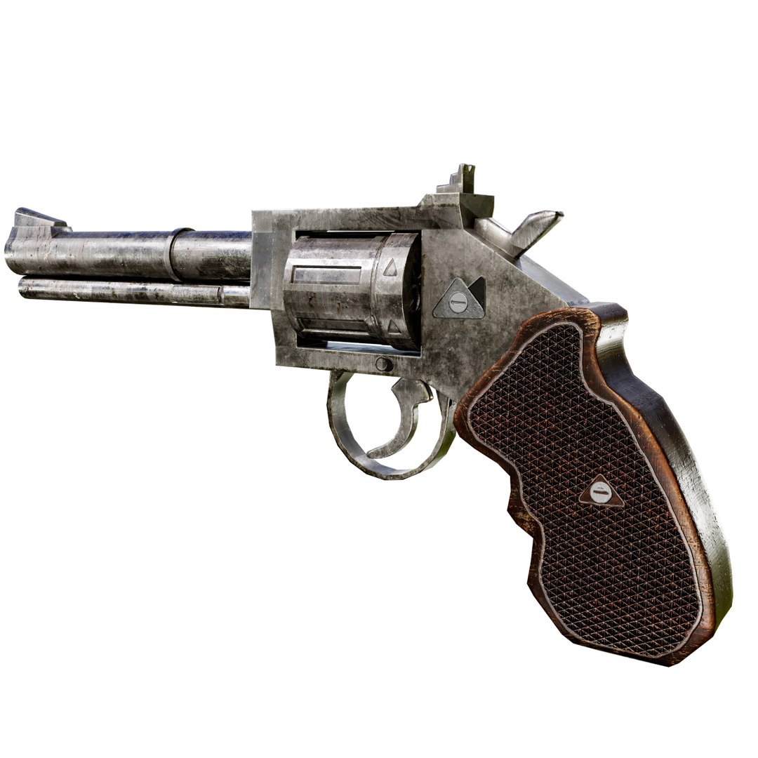 3D Model Webley Revolver 3D Model - TurboSquid 2116285