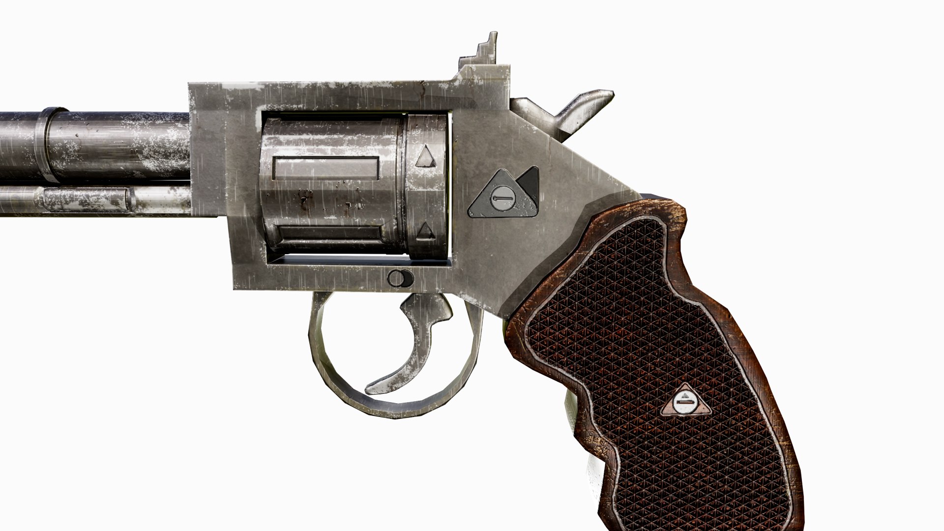 3D Model Webley Revolver 3D Model - TurboSquid 2116285