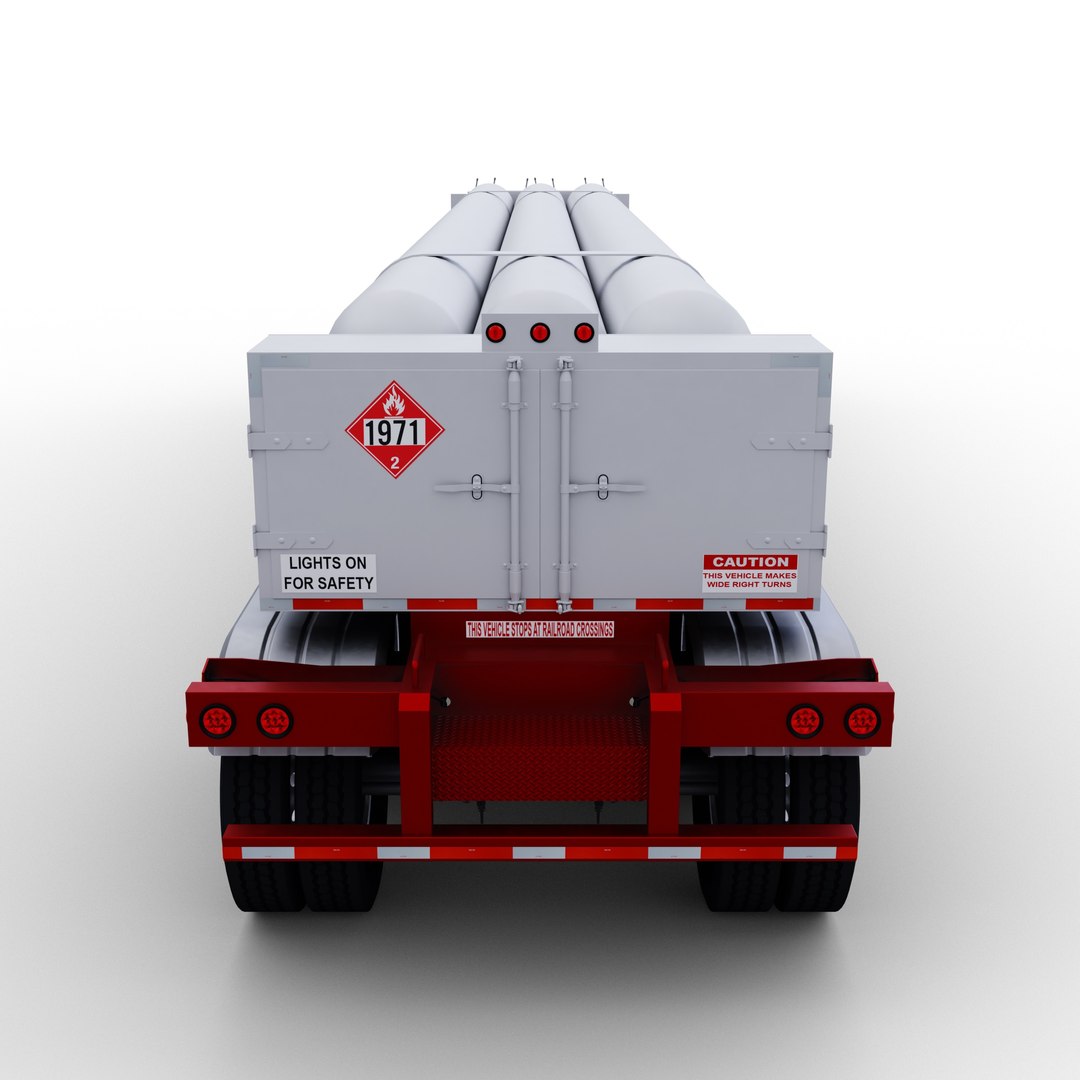 Tube Trailer 3D Model - TurboSquid 1262632
