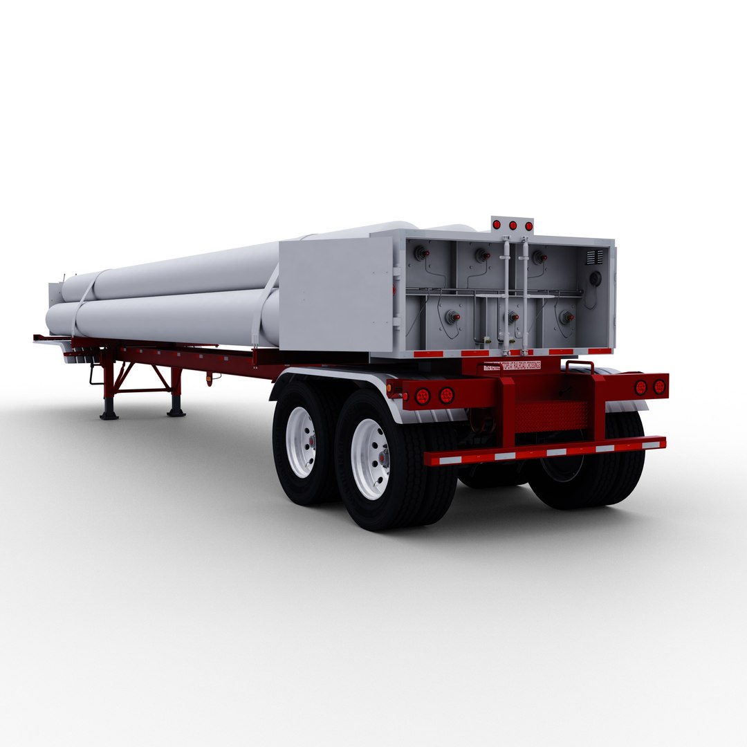 Tube Trailer 3D Model - TurboSquid 1262632