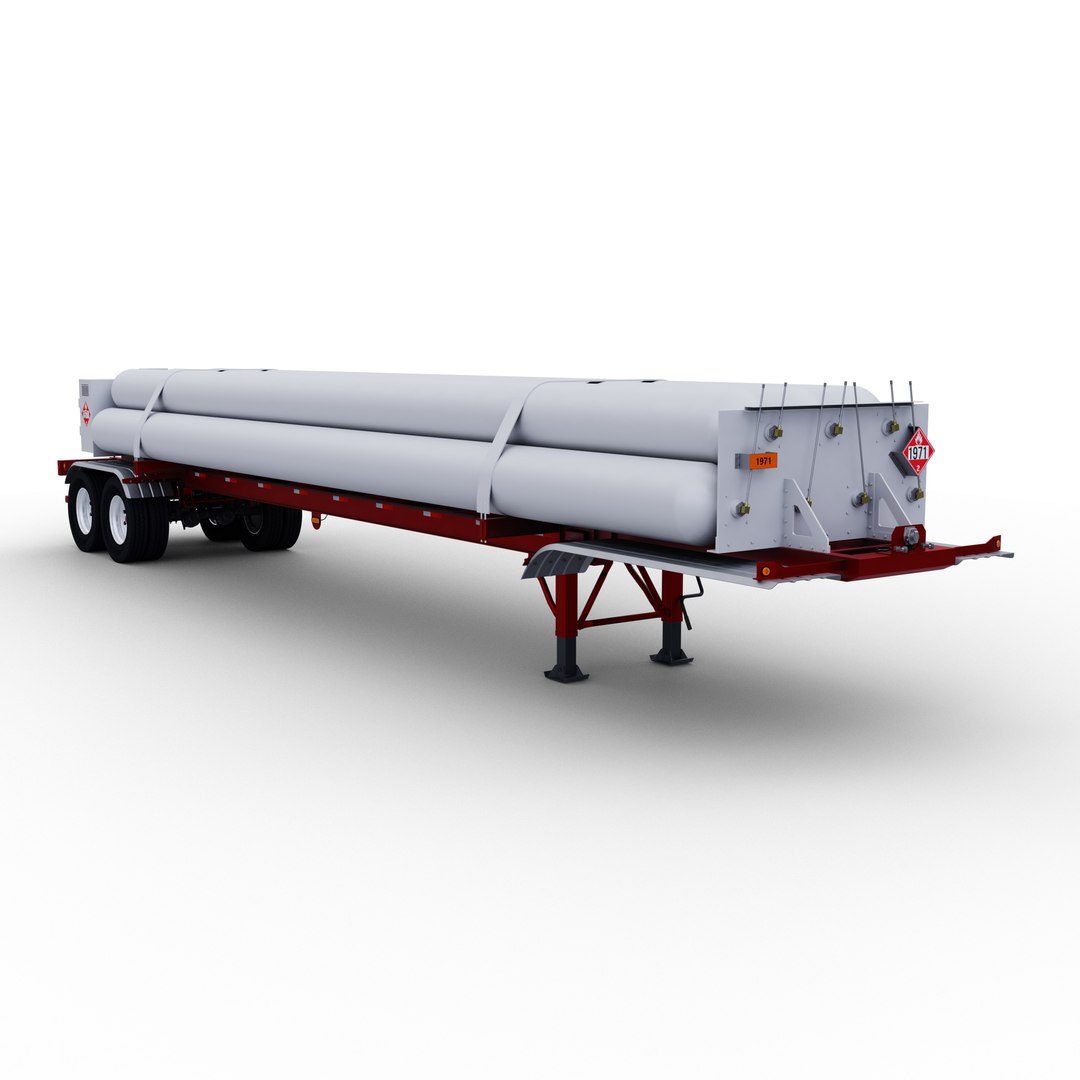 Tube Trailer 3D Model - TurboSquid 1262632
