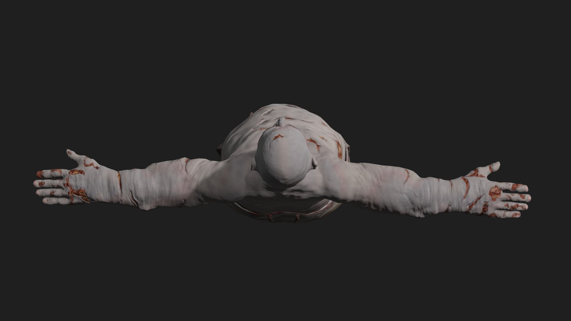 3D Zombie Obese Model - TurboSquid 1663469