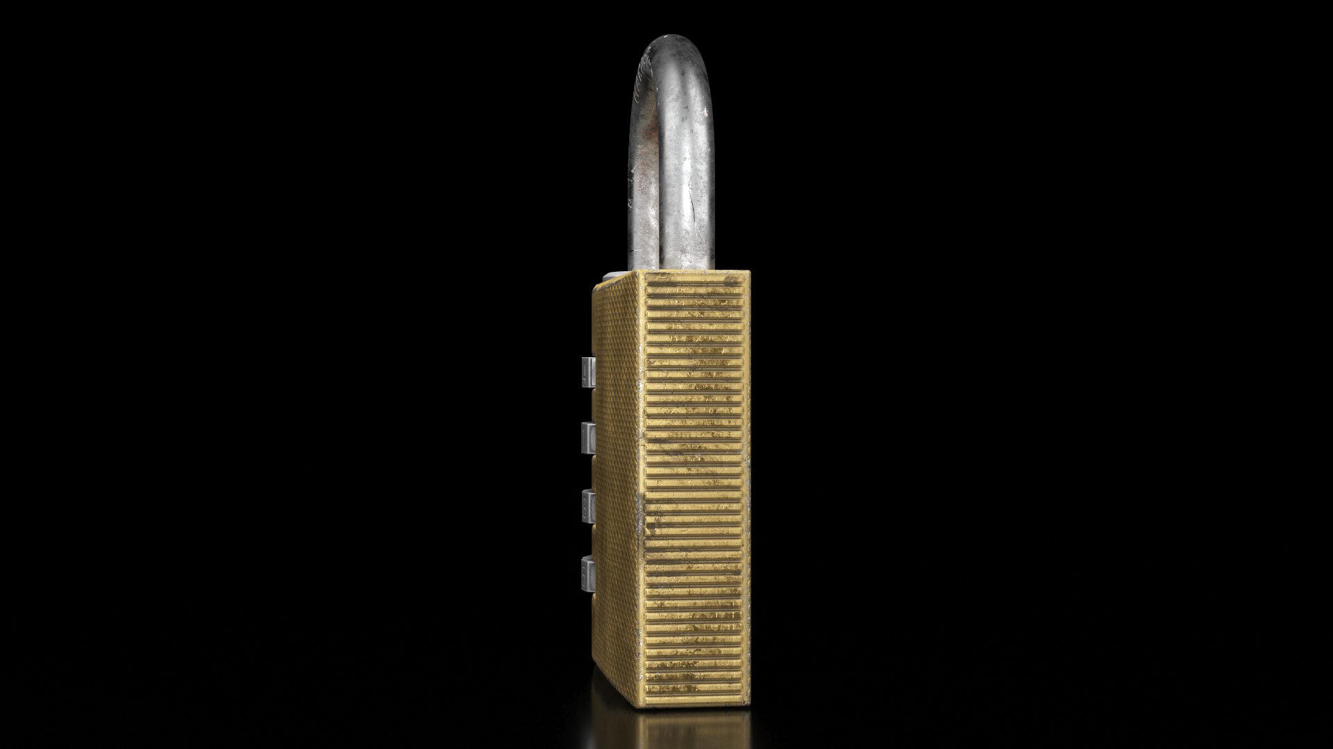 3D Combination Padlock PBR Model - TurboSquid 2401955