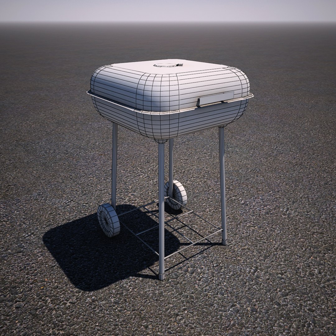 Gas Grill 3d Model