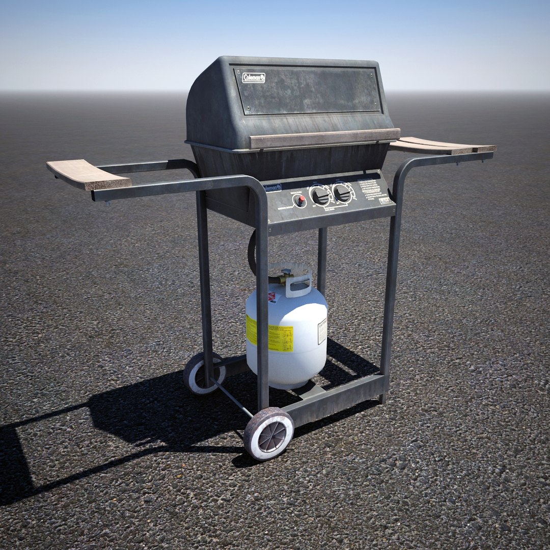 Gas Grill 3d Model